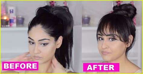 33 Awesome Hairstyles To Hide Or Cover Up Big Foreheads Cortes Penteados