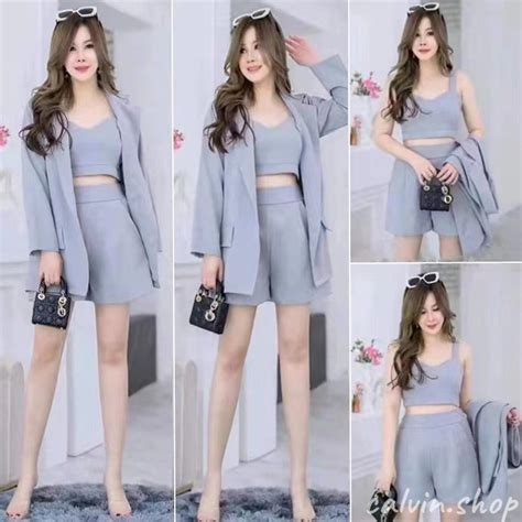 In Korean Blazer For Women Formal Terno Casual Terno For Women Free