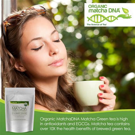 MatchaDNA Organic Culinary Matcha Green Tea Powder 16 Oz N3 Free Image