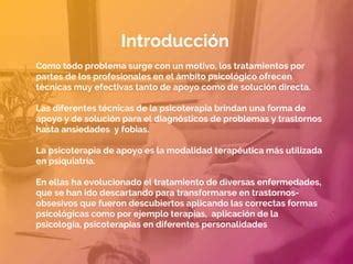 Introducción a las Técnicas de Tratamiento Psicológica PPT