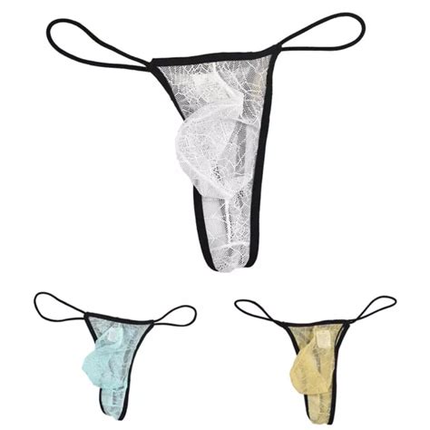 SOUS V TEMENTS DE BIKINI Sexy Pour Hommes En Maille Pure Corde G String