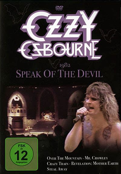 Ozzy Osbourne 1982 Speak Of The Devil 2009 DVD Discogs