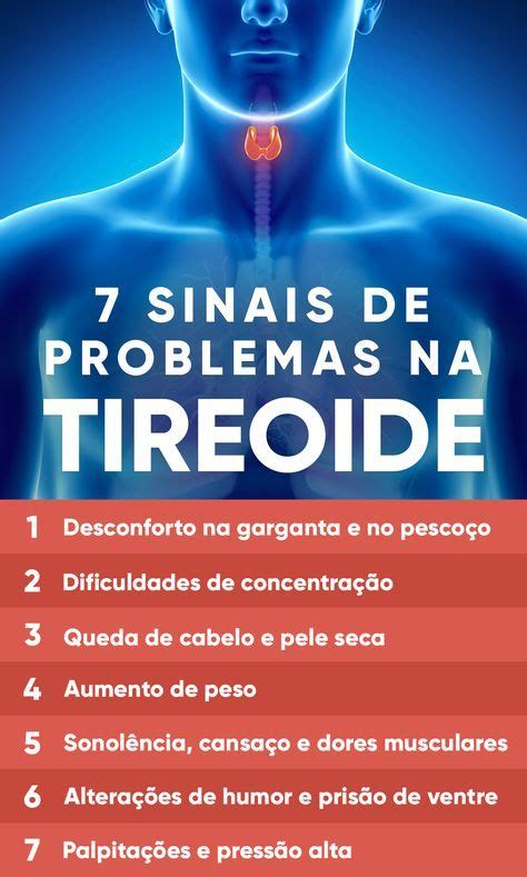 7 Sintomas De Problemas Na Tireoide Sintomas Da Tireoide Tratamento