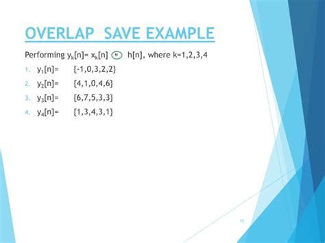 overlap add overlap save digital signal processing ppt
