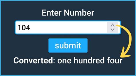 Convert Number To Words In Javascript Javascript Projects Youtube