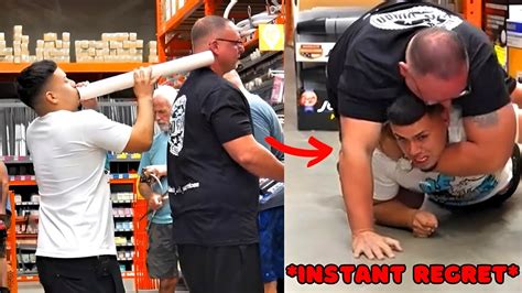 Cocky Prankster Goes Too Far Instantly Regrets It Youtube