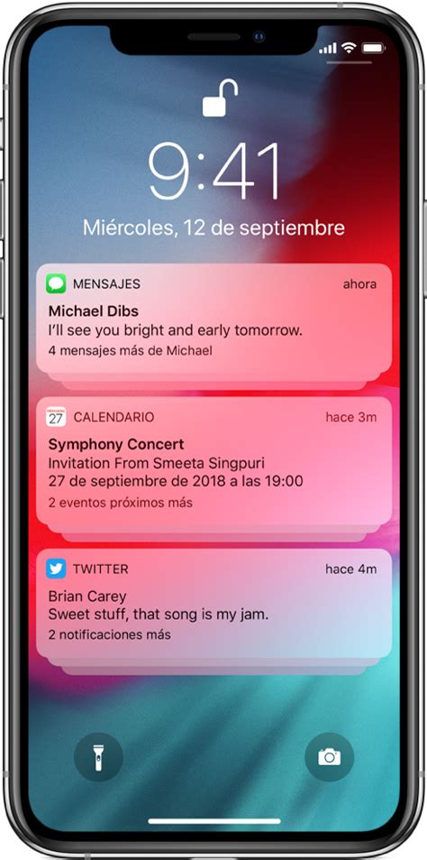 Ver y responder a notificaciones en el iPhone Soporte técnico de Apple