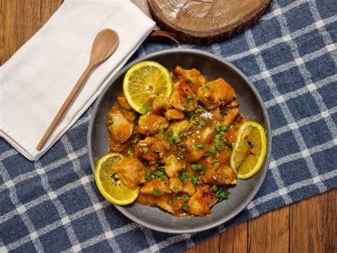 Filé de frango molho de laranja um prato especial Receiteria