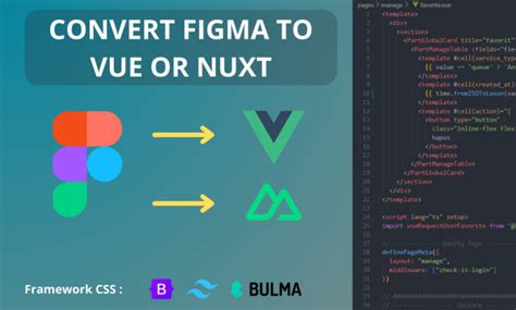 Convert Figma Into Vue Or Nuxt Using Tailwind Or Bootstrap