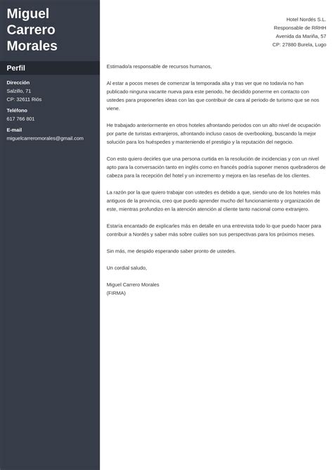 Autocandidatura Ejemplo Carta De Presentacion Para Trabajo Themeloader