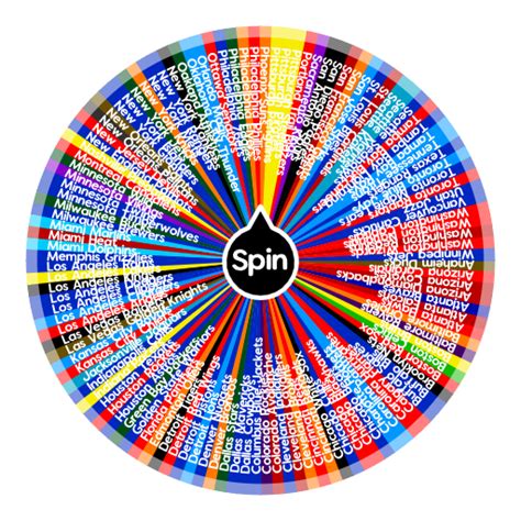 Every Sports Team Spin The Wheel Random Picker