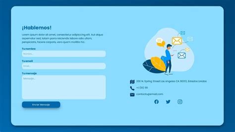 Cómo crear un FORMULARIO de CONTACTO con HTML y CSS RESPONSIVE en