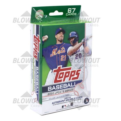 2022 Topps Update Series Baseball Hanger Pack 64 Box Case