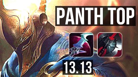 PANTH Vs OLAF TOP 6 1 1 500 Games EUW Master 13 13 YouTube