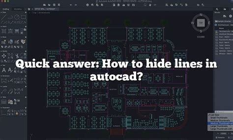 Quick Answer How To Hide Lines In Autocad