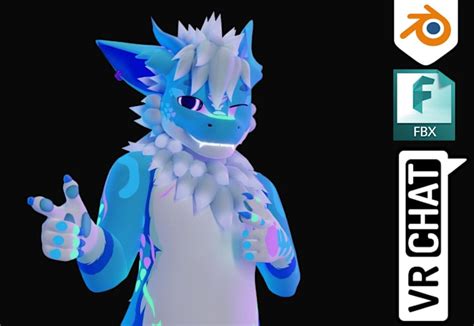 Make Custom Furry Avatar Anime 3d Model Furry Avatar For Vtuber