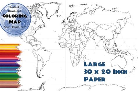 Coloriage Carte Du Monde