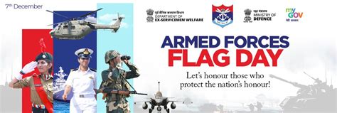 Armed Forces Flag Day Is Observed On December Every Year