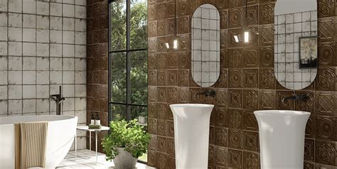 Metal Tiles Serie Mainzu Ceramics