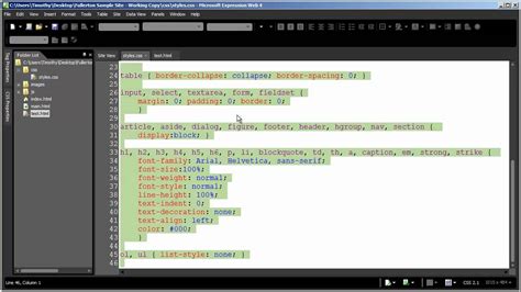 12 Introduction To Expression Web 4 Tutorial YouTube