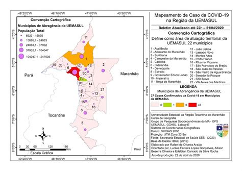 Laborat Rio Da Uemasul Produz Mapas Que Mostram Evolu O Da Covid