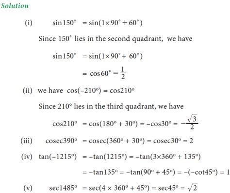 trigonometric ratios definition formula solved example problems exercise mathematics