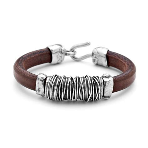 Imágenes de Pulseras De Cuero Hombre
