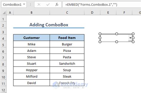 How To Add Item To Combobox With Vba In Excel Exceldemy