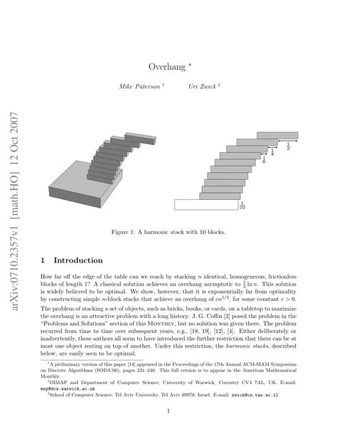 pdf overhang