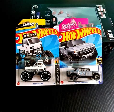 Hot Wheels Legends Tour Mazda Autozam Barbie The Movie Gmc Hummer