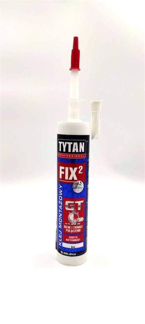 TYTAN PROF FIX 2 KLEJ MONTAŻOWY HIGH TACK GT 290ML BIAŁY ERLI pl