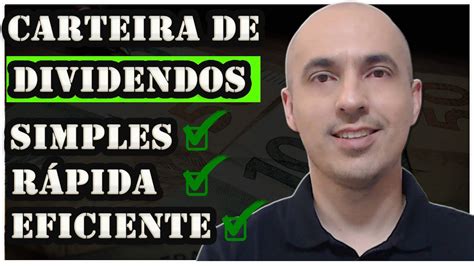 DIVIDENDOS Como MONTAR uma carteira de ações pagadoras de dividendos