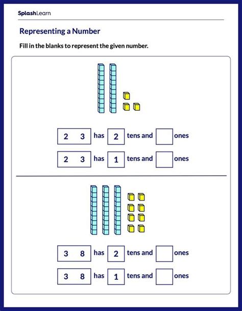 Free Printable Place Value Worksheets For St Graders Splashlearn