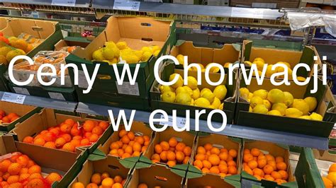 Ceny w Chorwacji po wejściu euro YouTube