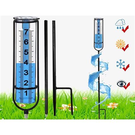 JMBay Pluviomètre pluviomètre résistant au gel pour extérieur jauge