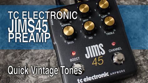 TC Electronic Ampworx JIMS 45 Preamp Quick Vintage Tones No Talk