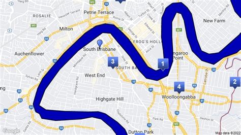 Map Of Aboriginal Structures In South Brisbane Scribble Maps
