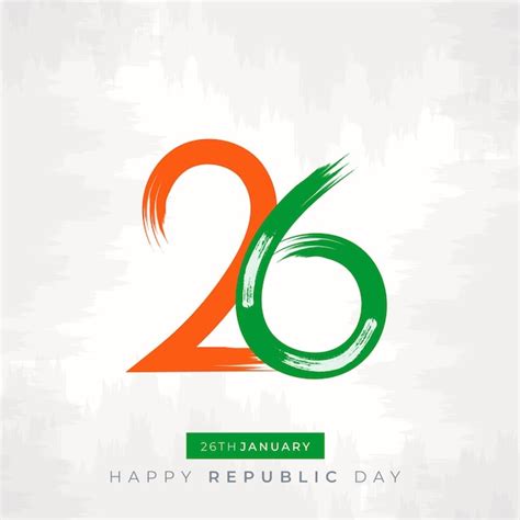 Premium Vector January India Republic Day Th Celebration Social