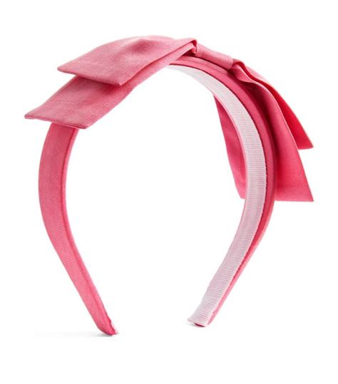 Il Gufo Pink Double Bow Headband Harrods UK