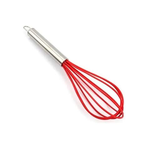 Batedor Fue Claras E Massa Manual Inox Vermelho 30cm Original Line