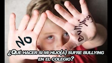 Qué hacer si mi hijo sufre bullying en el colegio