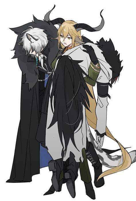 Silverash Degenbrecher And Gnosis Arknights Drawn By Yakota Usuk