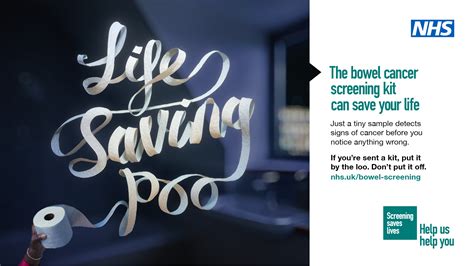 New NHS Campaign Urges People To Use Bowel Cancer Home Testing Kit RM
