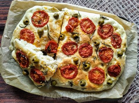 Focaccia Z Pieczonymi Pomidorami Przepis PrzyslijPrzepis Pl