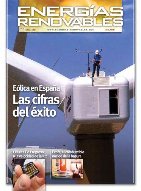 Descargar revista en PDF gratuito Energías Renovables