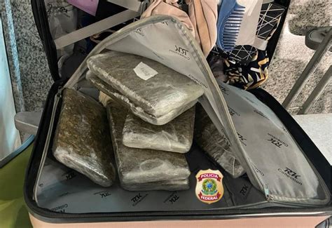 PF prende mulher 3 5 kg de maconha no Aeroporto de Natal Polícia