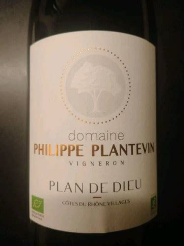 Domaine Philippe Plantevin Côtes du Rhône Villages Plan de Dieu