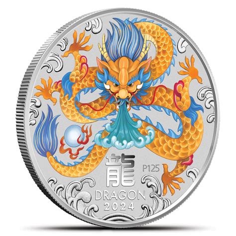 2024 Australian Lunar Dragon Silver 10 Coin Set Provident Metals