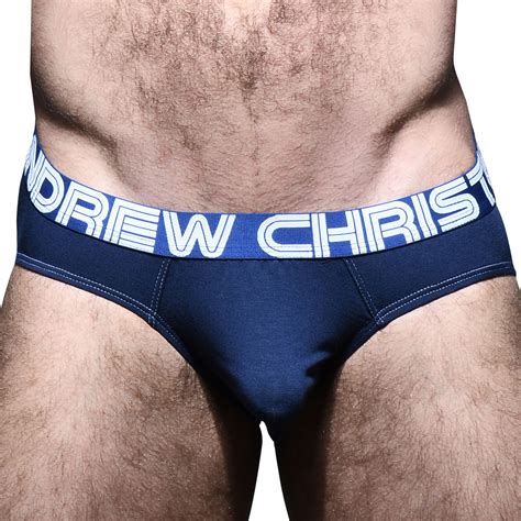 Andrew Christian Almost Naked Bamboo Briefs Navy INDERWEAR