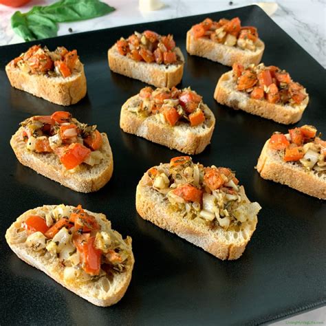 30 Mintue Vegan Bruschetta Living My Veg Life